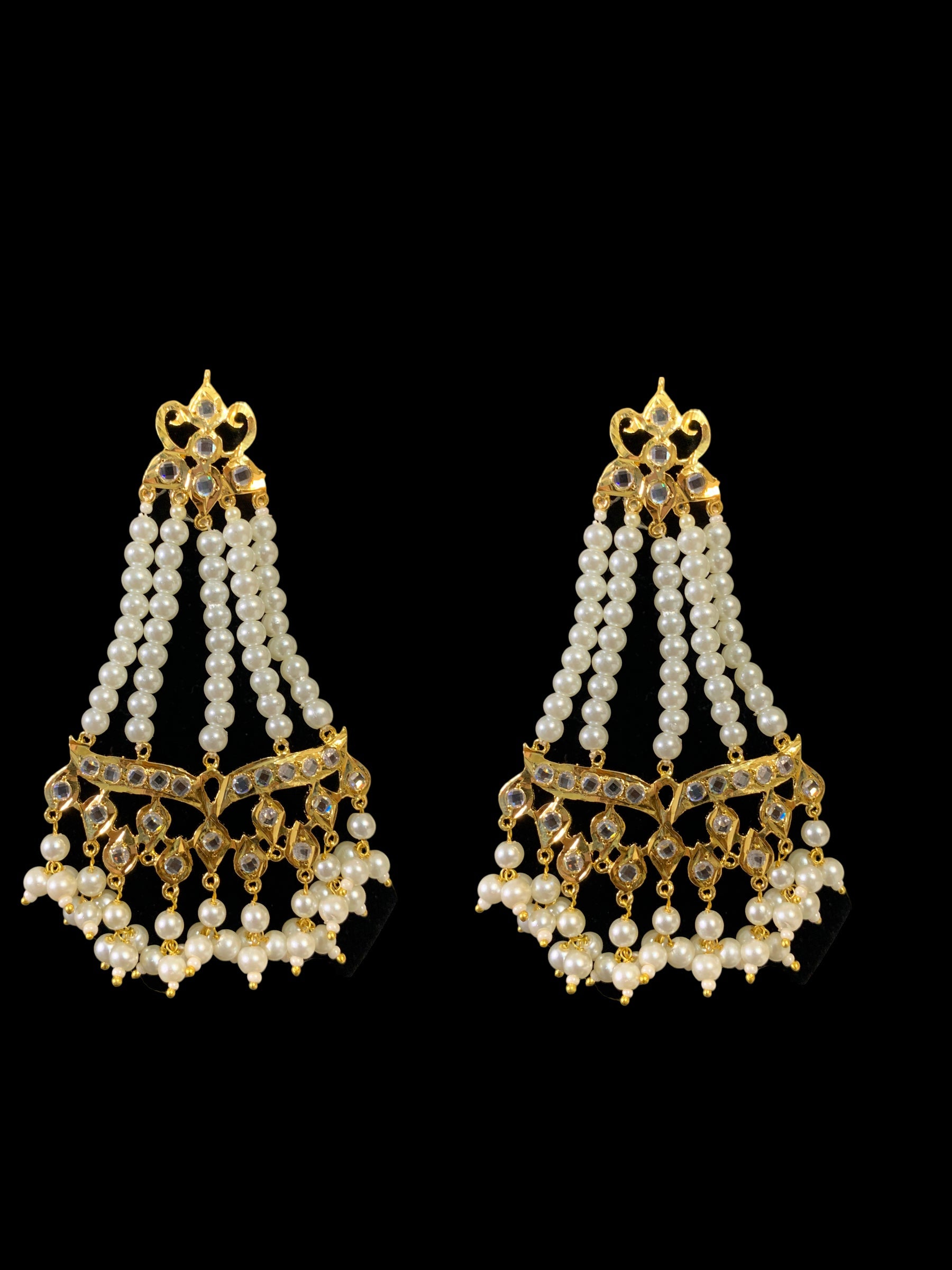 C255 Insia Hyderabadi jadavi lacha in pearls ( SHIPS IN 4 WEEKS ...